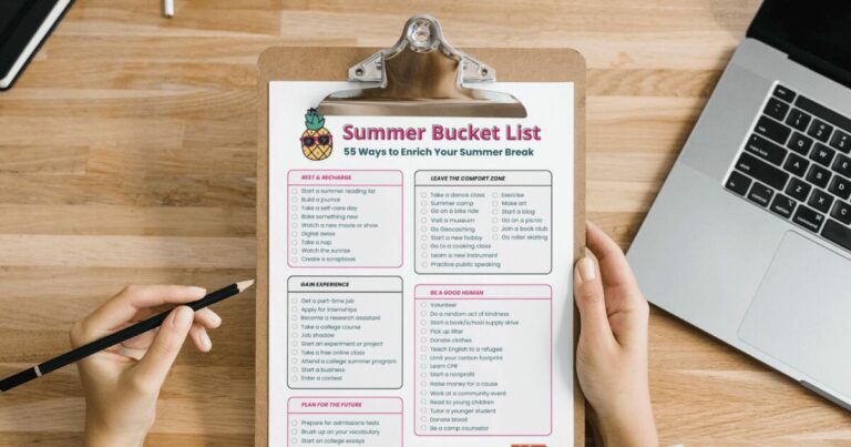 Summer Bucket List for Teens: 55 Ways to Enrich Your Break