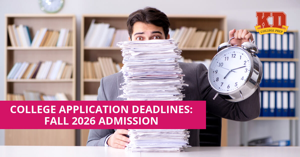 College Application Deadlines: 2025-2026 Admissions Season