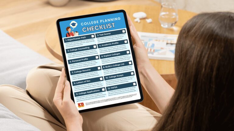 College Planning Checklist: Free PDF Download | KD College Prep